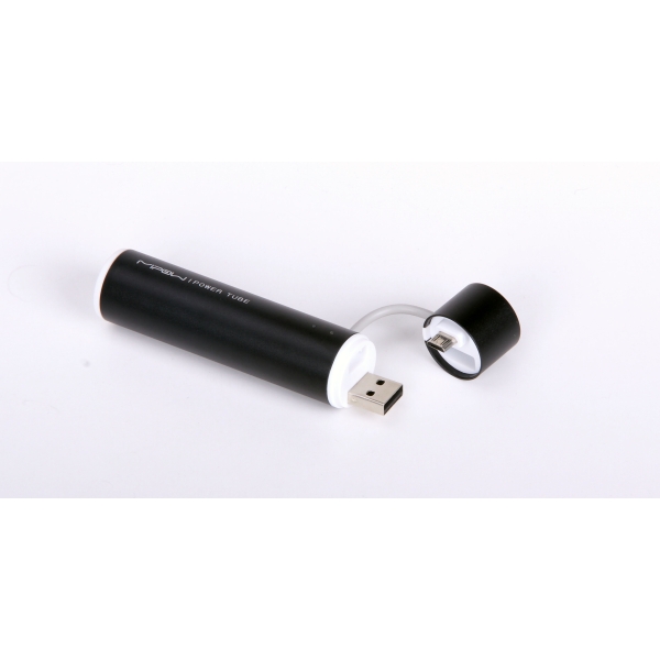 Powerbank mit 2600mAh - Lightning Anschluss schwarz von Blackfox